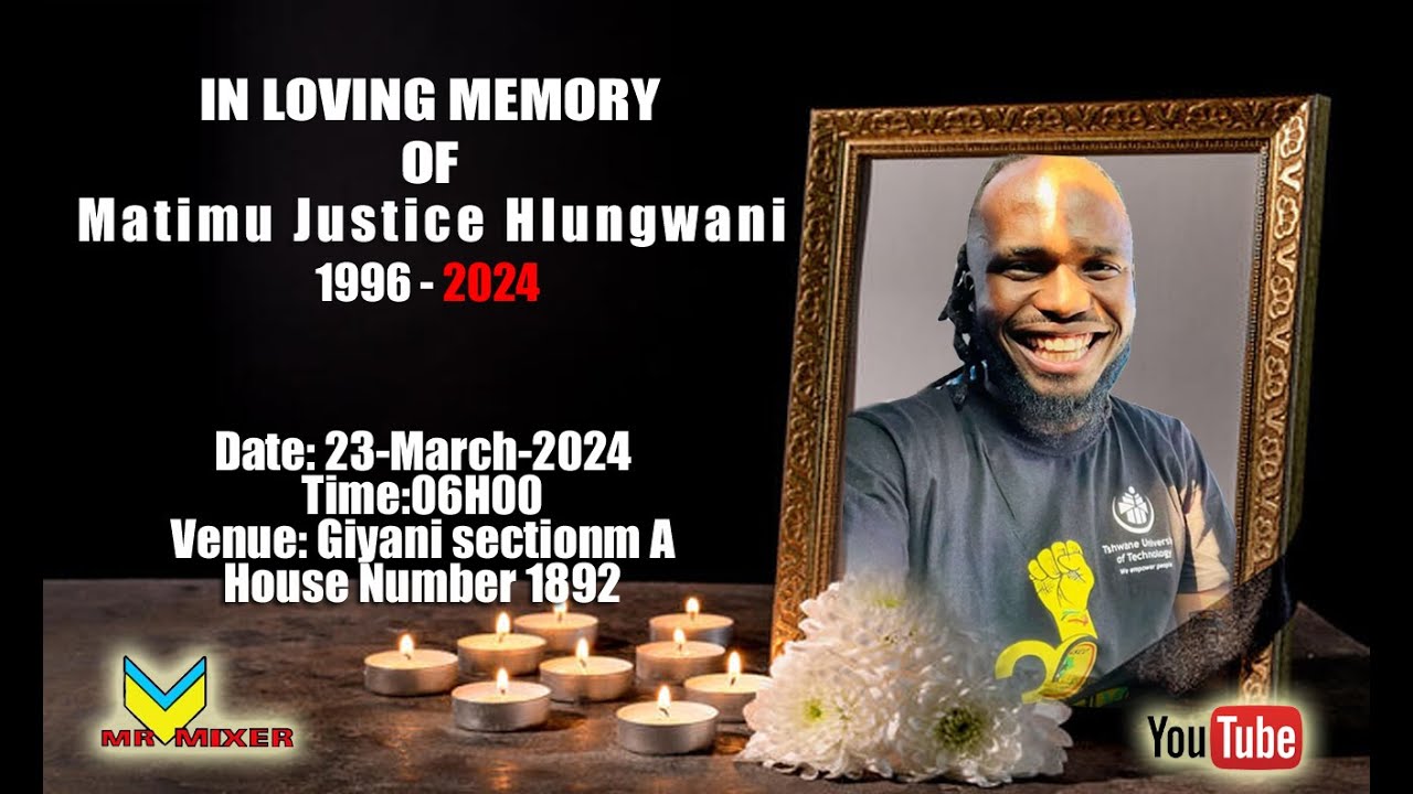 In Loving Memory of Matimu Justice Hlungwani - YouTube