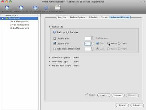 NetVault: Backup OS X File System Backup Creation - YouTube