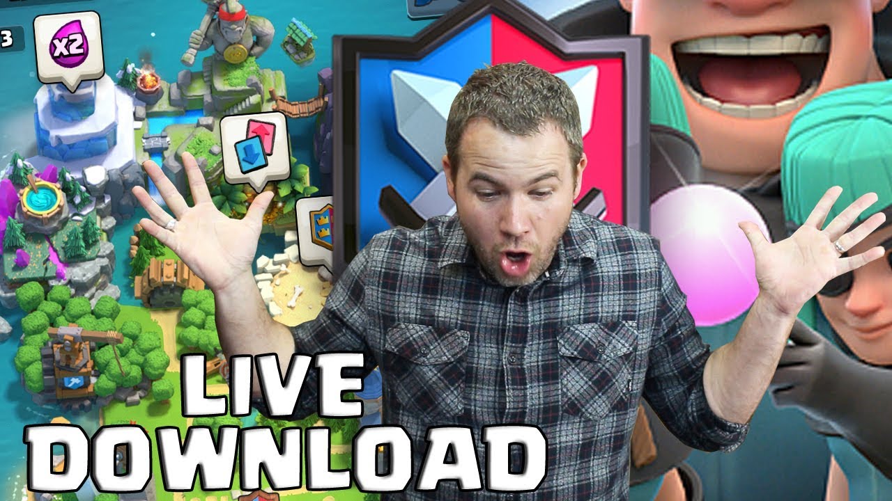 LIVE UPDATE THOUGHTS and Reactions Clash Royale - It's HERE!! - YouTube