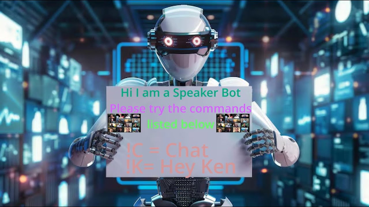 Speaker Bot may or may not work, If it does not I am ending my attempt ...