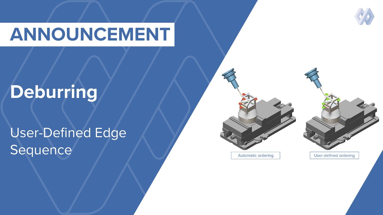 Deburring - User-Defined Edge Sequence - YouTube