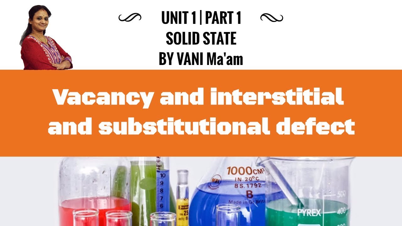 26-Vacancy and interstitial and substitutional defect | Class 12 ...