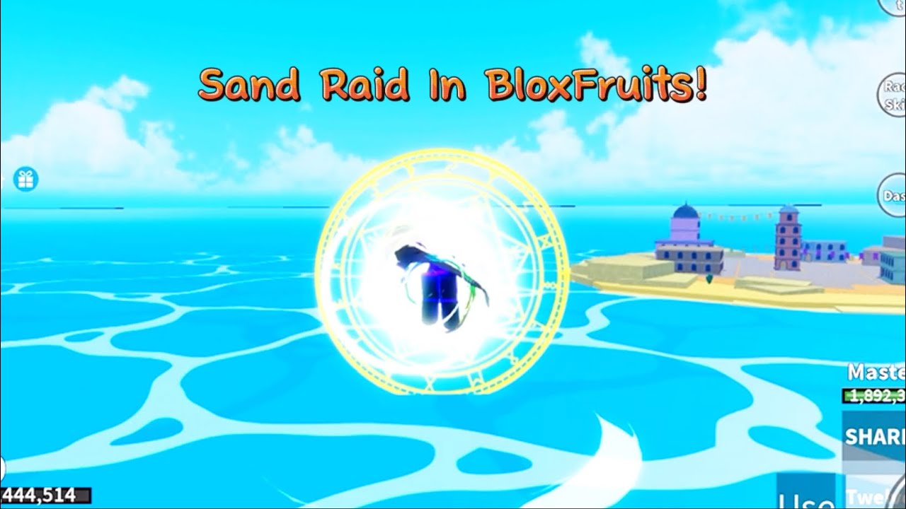 Sand Raid In BloxFruitd, #gameplay #shorts #roblox #bloxfruits - YouTube