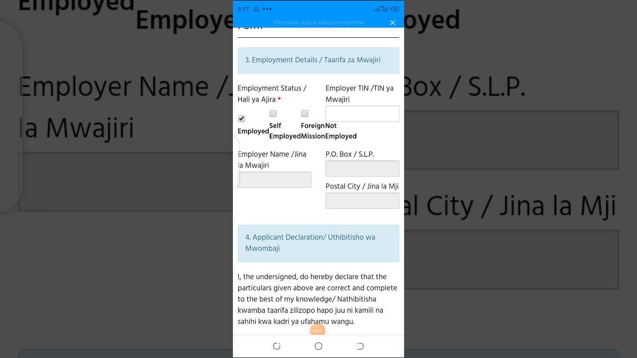 JINSI YA KUPATA TIN NAMBA YAKO KWA KUTUMIA SIMU YA MKONONI. PART THREE ...