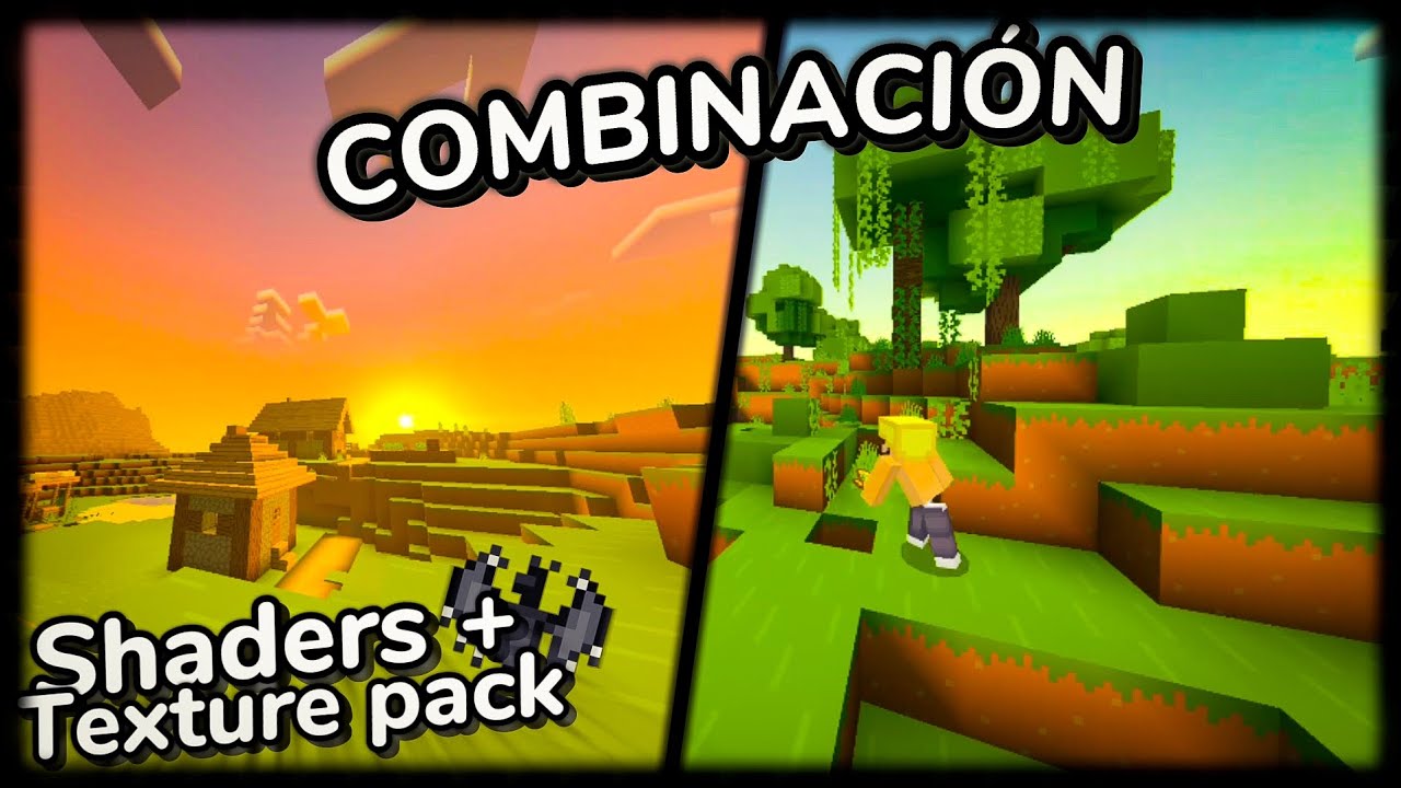 El Cambio Radical de Minecraft Pe: Shader Vert Legacy y Textura Bare ...