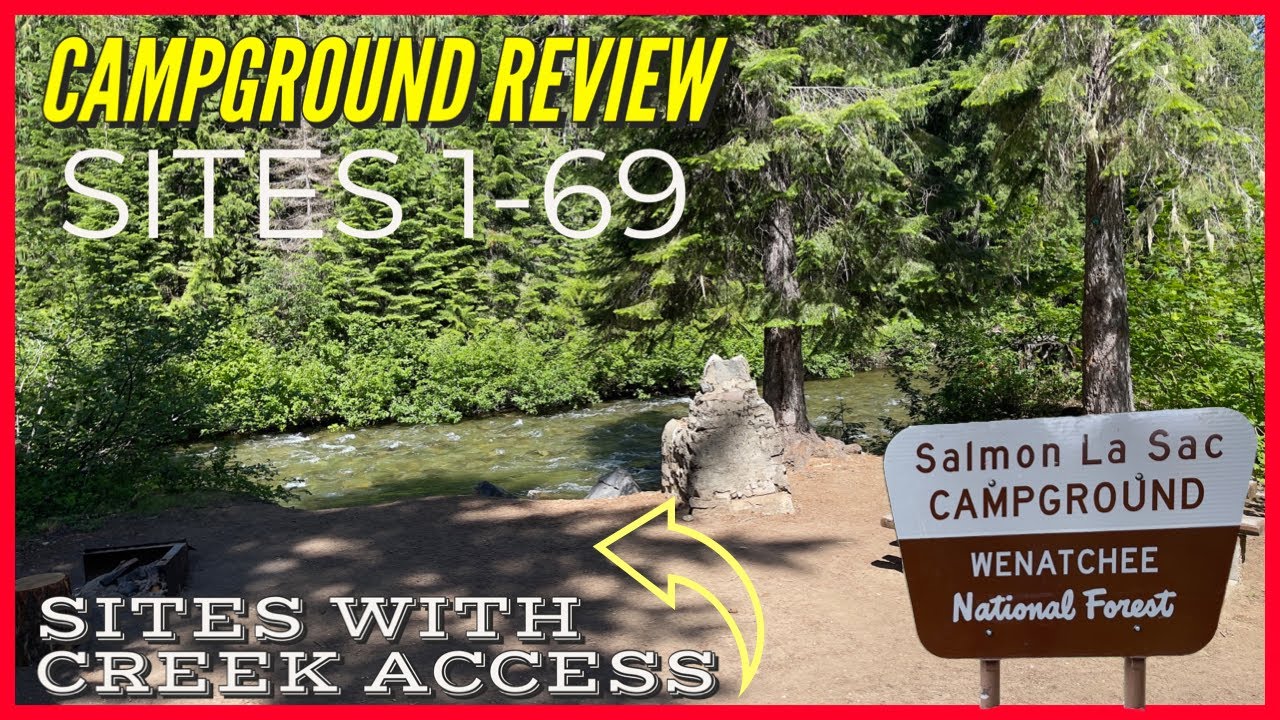 SALMON LA SAC CAMPGROUND REVIEW| SERENE NATIONAL FOREST CAMPING - YouTube