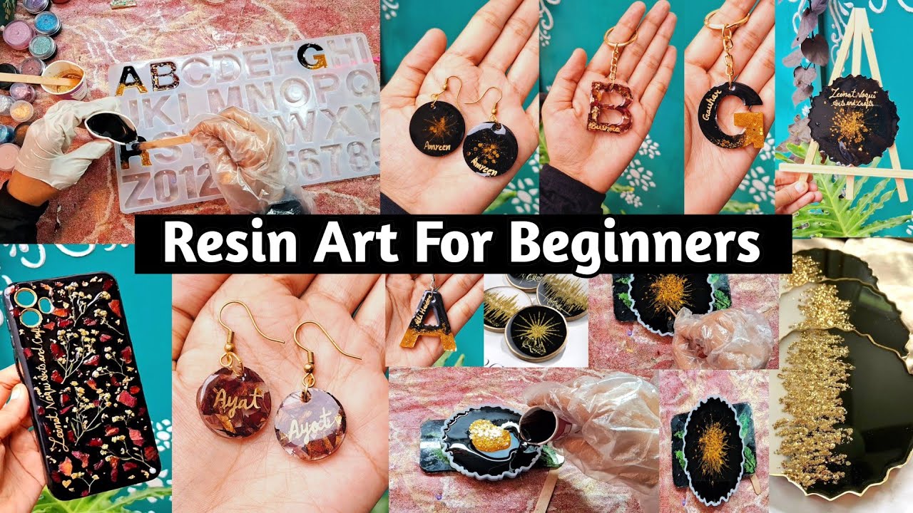 Full Tutorial Of Resin Artwork | Resin Art For Beginners | How To Make ...