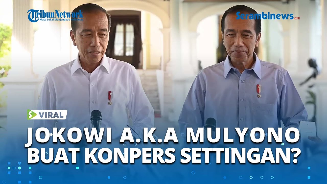 VIRAL Mulyono a k a Jokowi Diduga Gimmick! Gelar Wawancara 'Settingan ...