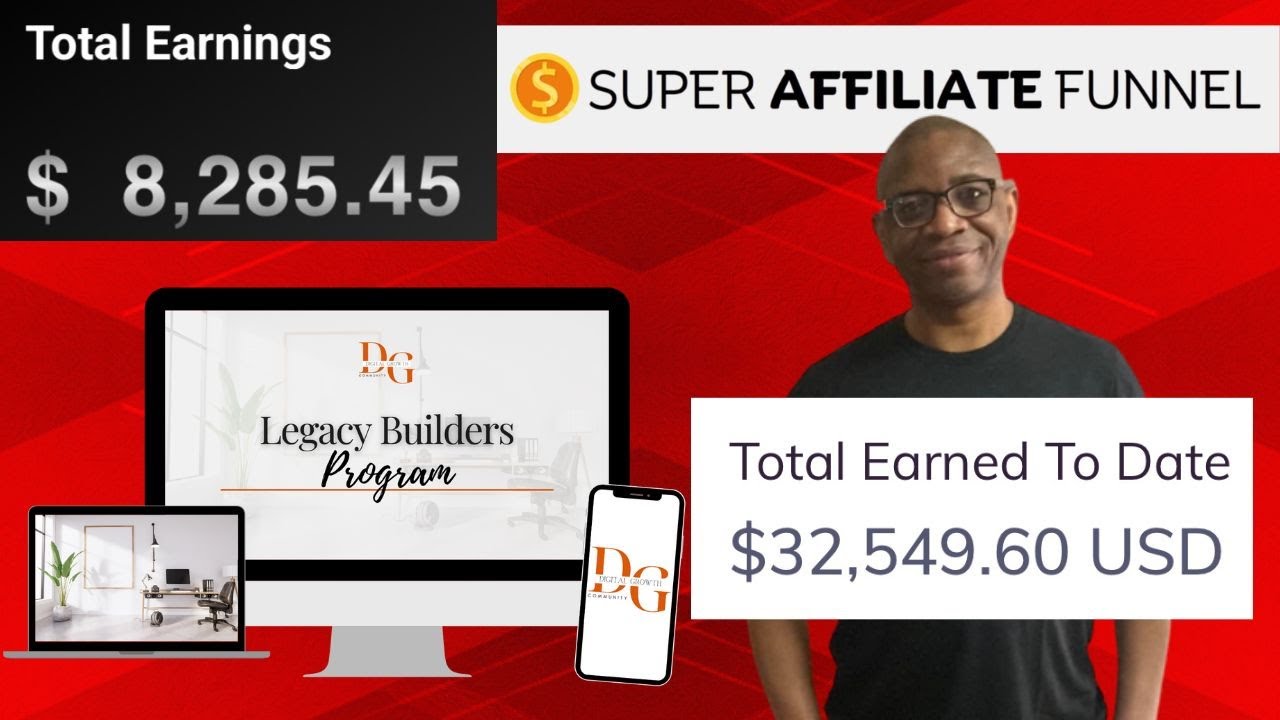 Day 2 👉 Legacy Builders Program And Super Affiliate Funnel - $900 Per Day FREE Online Store ...