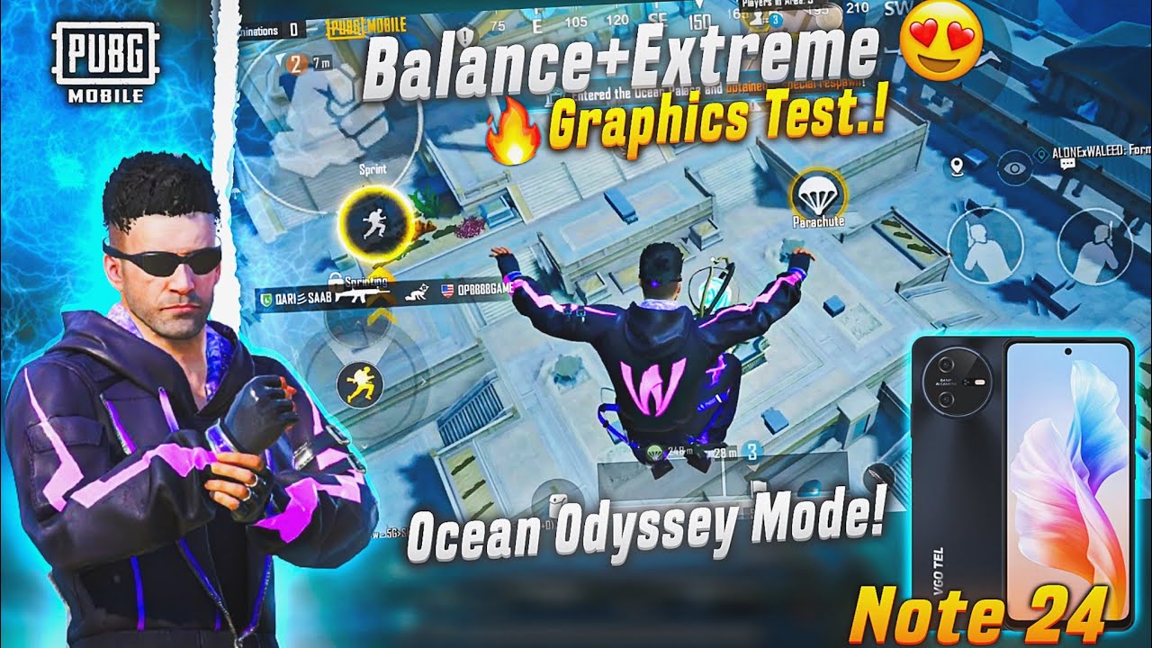 Vgo Tel Note 24 Balance+Extreme 60FPS Pubg Test 😍🔥 / VGO TEL NOTE 24 IN ...