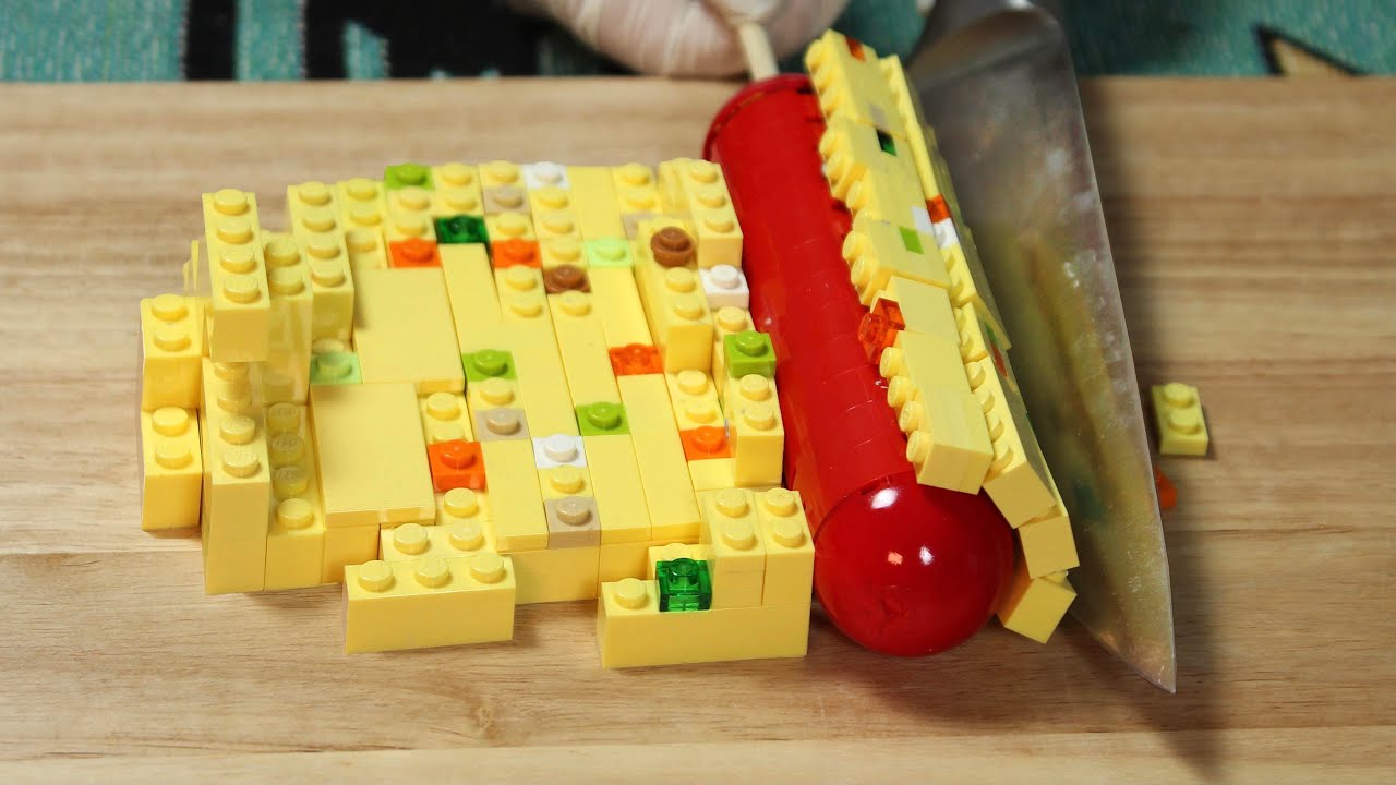 Lego FISH CAKE Soup - LEGO in Real Life / Stop Motion Cooking - YouTube