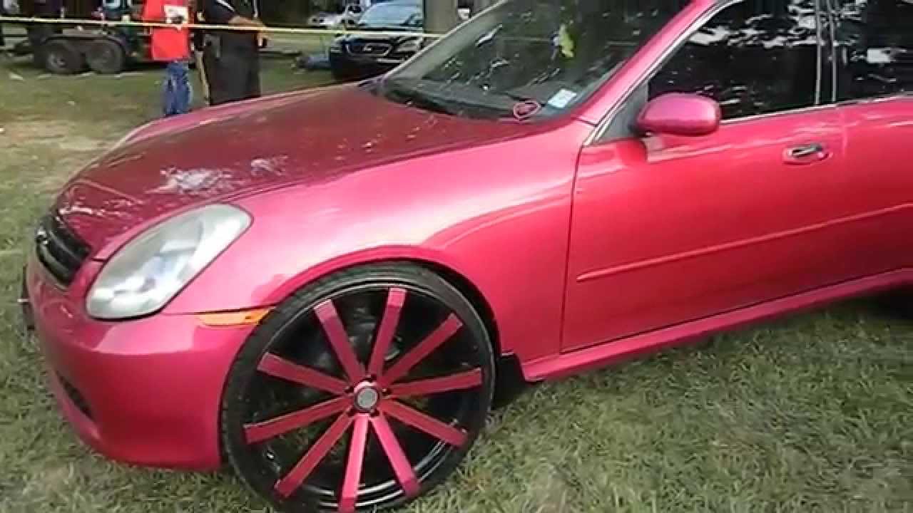 Pinky Slim Waist Pink Infiniti on 24's #WhipPapara - YouTube