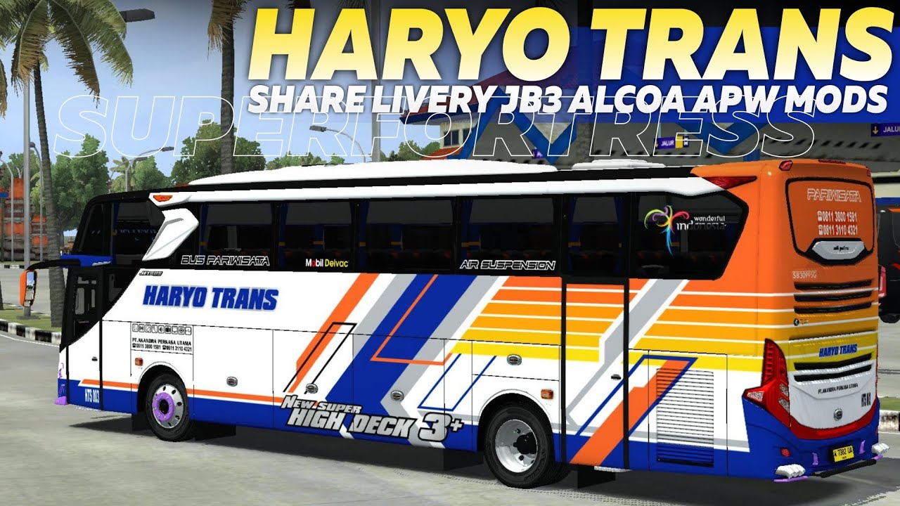haryo trans jetbus 3 [livery]🔥Mod Bussid Terbaru Jetbus 3 APW Mods ...