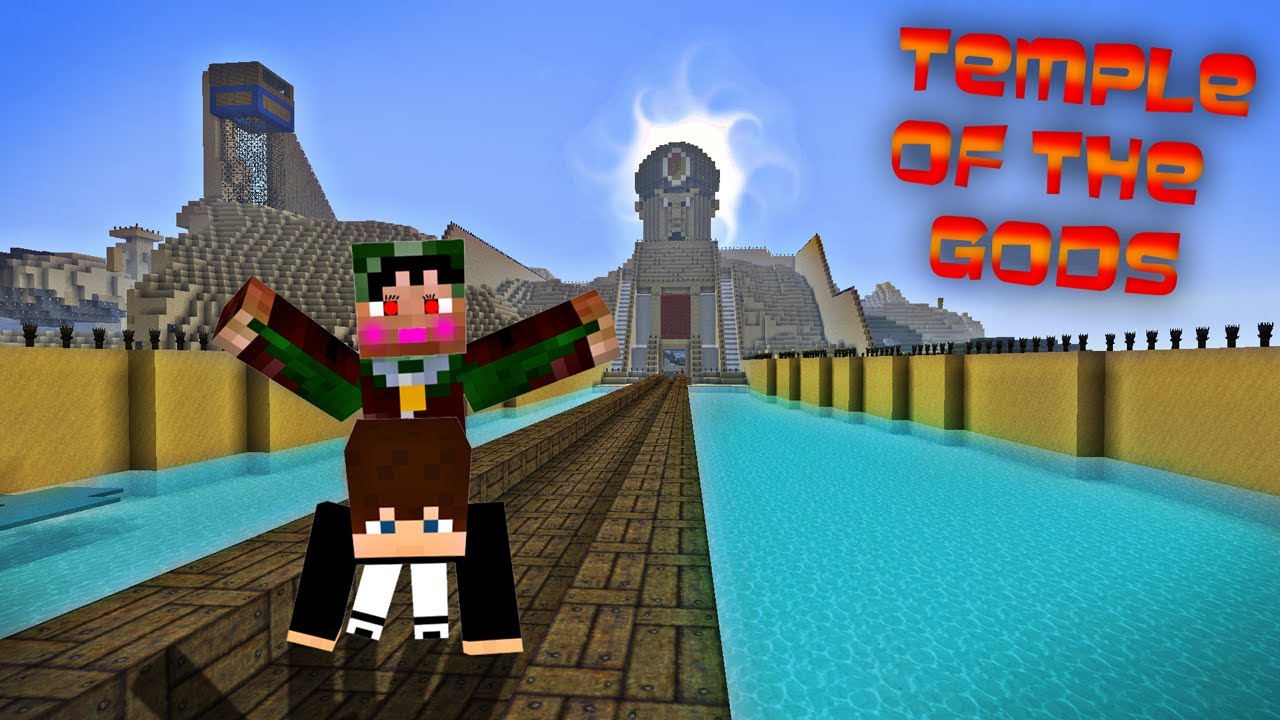 [Minecraft]The Temple of the Gods - YouTube