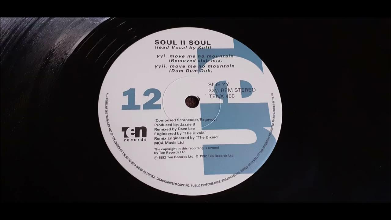 Soul II Soul - Move Me No Mountain (Dub) - YouTube