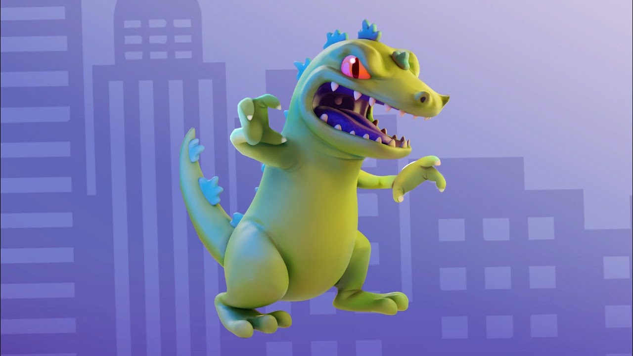 Journey to Victory: Reptar (Nickelodeon All-Star Brawl Very Easy Mode ...