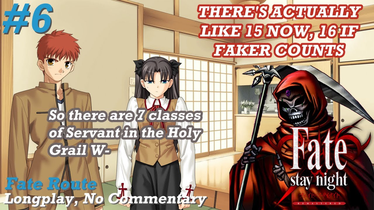 ERM, ACKSHUALLY | Fate/Stay Night Remastered P6 (Fate Route) | Longplay, No Commentary - YouTube