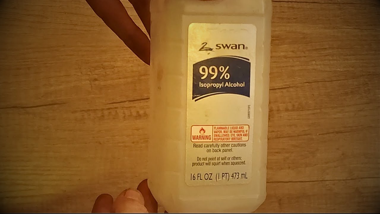 SWAN ISOPROPYL ALCOHOL 99% 16oz - Product Video - YouTube