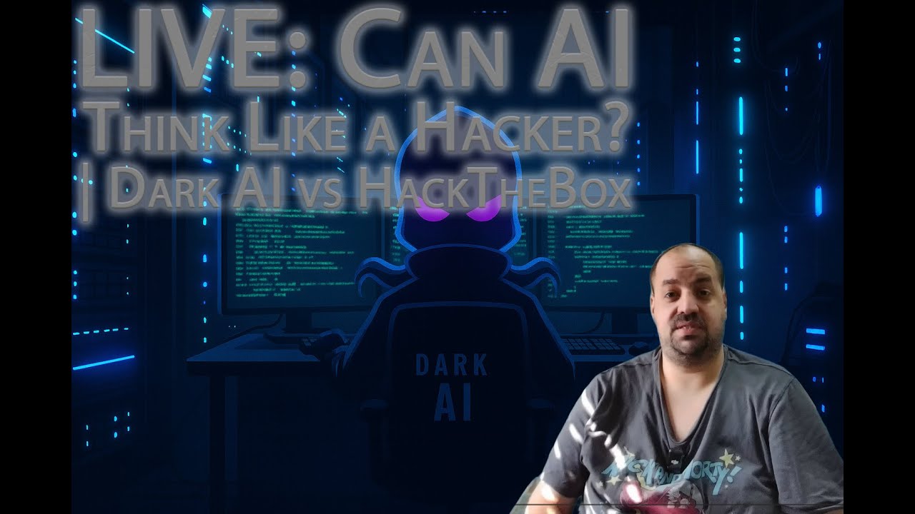 🔴 LIVE: Can AI Think Like a Hacker? | Dark AI vs HackTheBox - YouTube