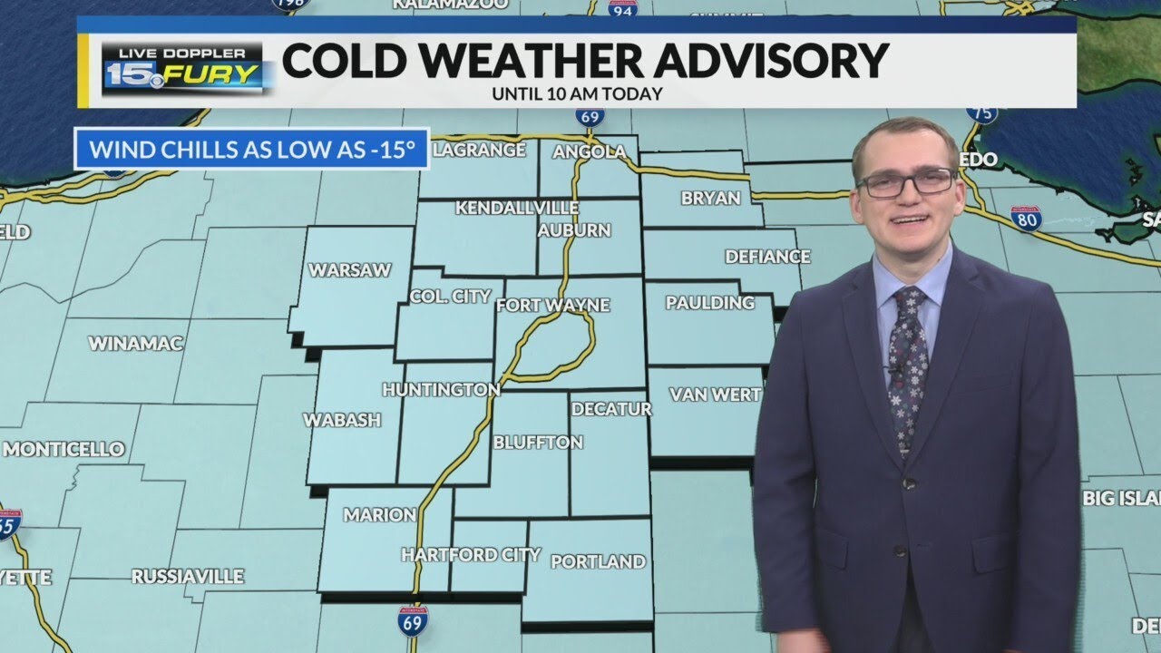Cold today, accumulating snow tomorrow - YouTube