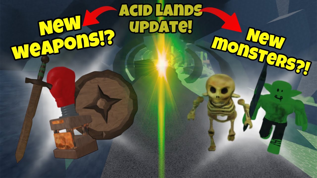 BRAND NEW ACID LANDS UPDATE with many new WEAPONS and ENEMYS!? In ...