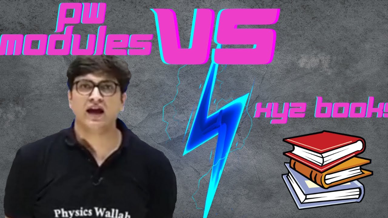 PW module vs other books for iit jee by sachin sir - YouTube