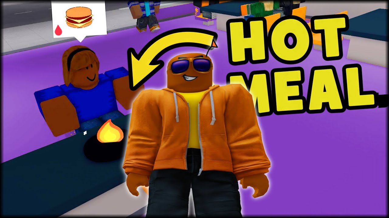 I'm serving hot meals! 🔥 COOK BURGERS | ROBLOX P5 - YouTube