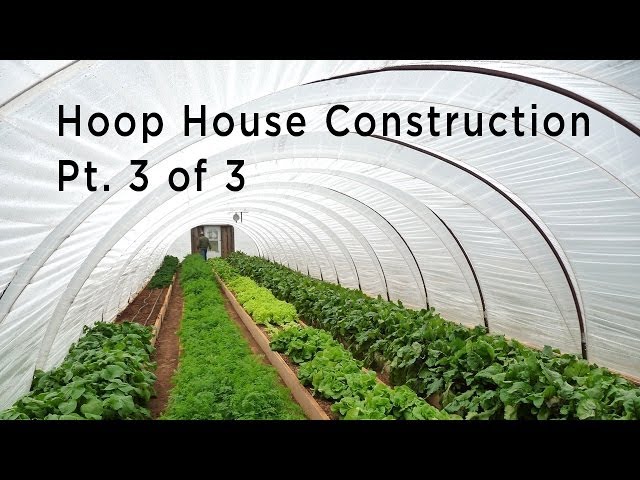 Setting Up A Hoop House Setting Up Our King Bird Hoop House.