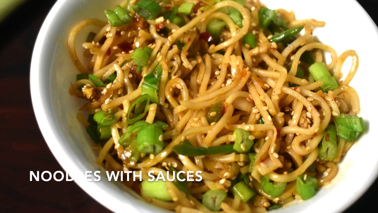 NOODLES RECIPE/NOODLES WITH SAUCES/NOODLES RECIPE - YouTube
