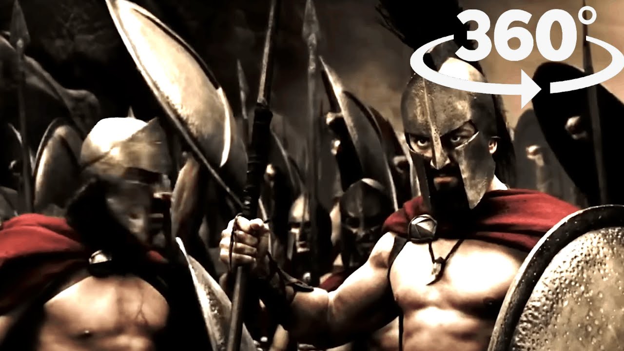 VR 360° First Battle Scene - 300 Spartans - YouTube