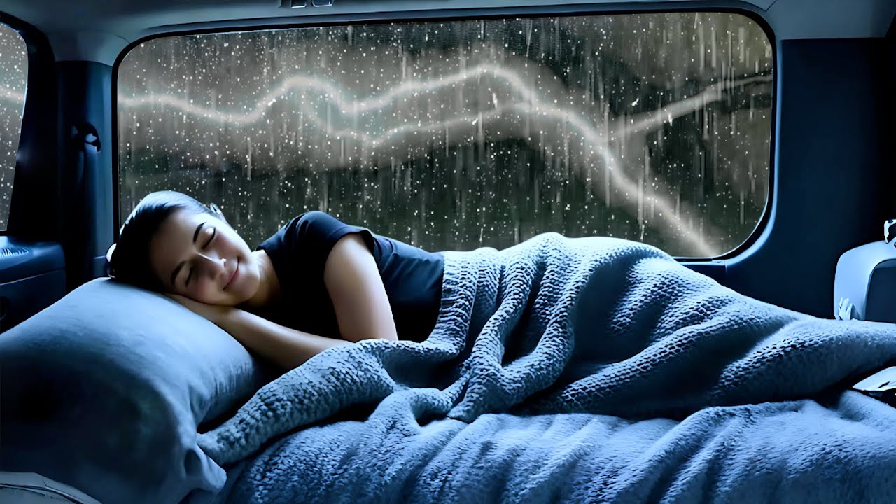 Powerful Rain & Thunder Sounds for Sleeping,Relaxing Storm Ambience in ...
