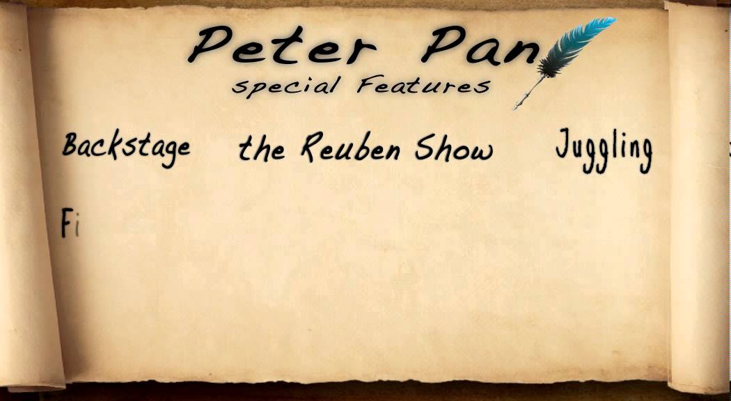 Peter Pan DVD opening - YouTube