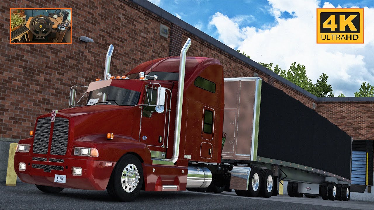 Kenworth T600 w/ Cummins N14 | Hutchinson - Lawton | ATS Gameplay 4K ...