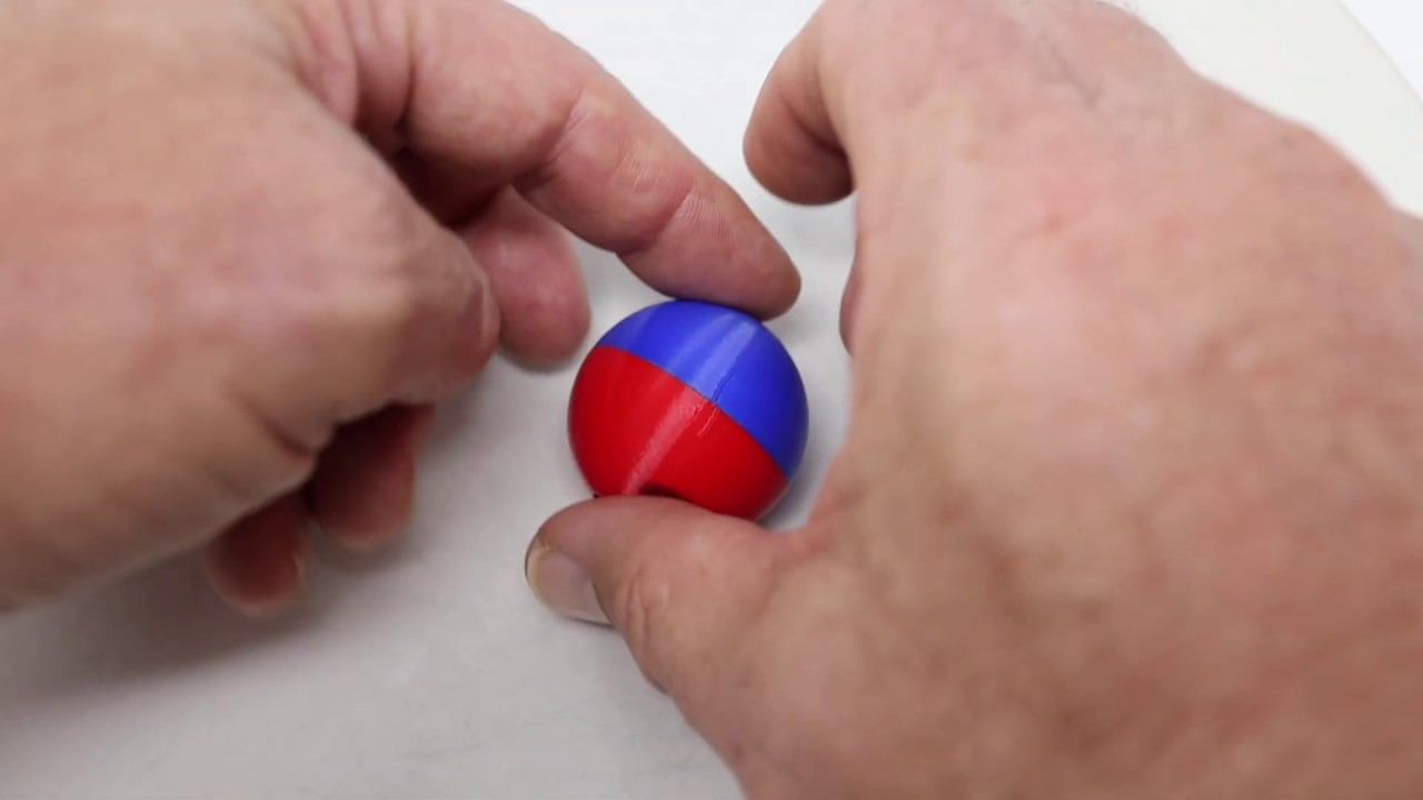 A small Flippe Top performs 5 flips - YouTube