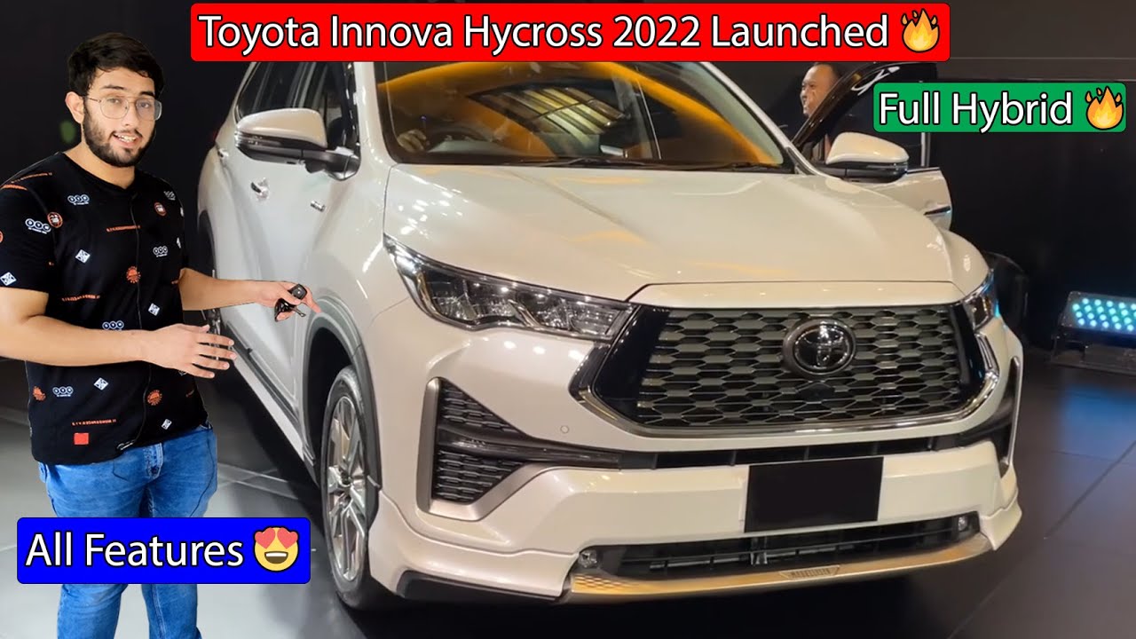 Toyota Innova Hycross 2022 Launched 🔥 - Panoramic Sunroof, Features ...