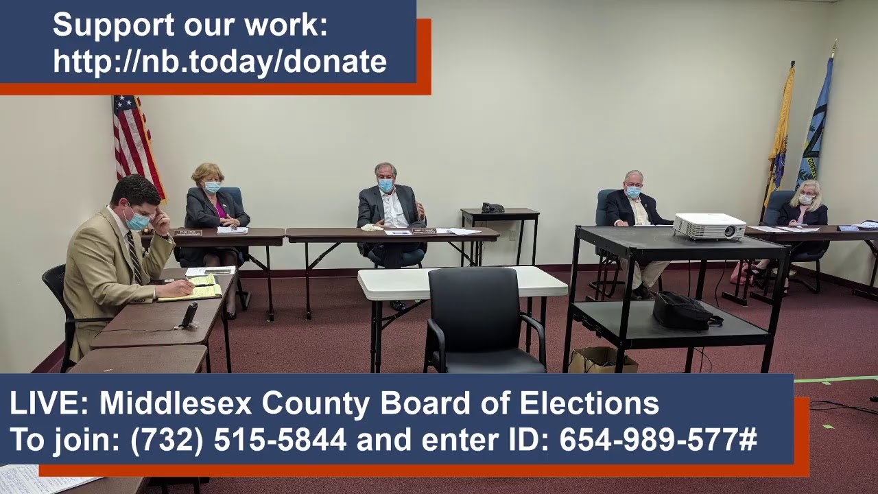 LIVE: Middlesex County Board of Elections Emergency Meeting - 4/7/2021 ...