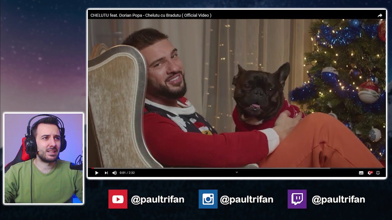 Reactionez la Dorian Popa - Chelutu cu Bradutu - YouTube