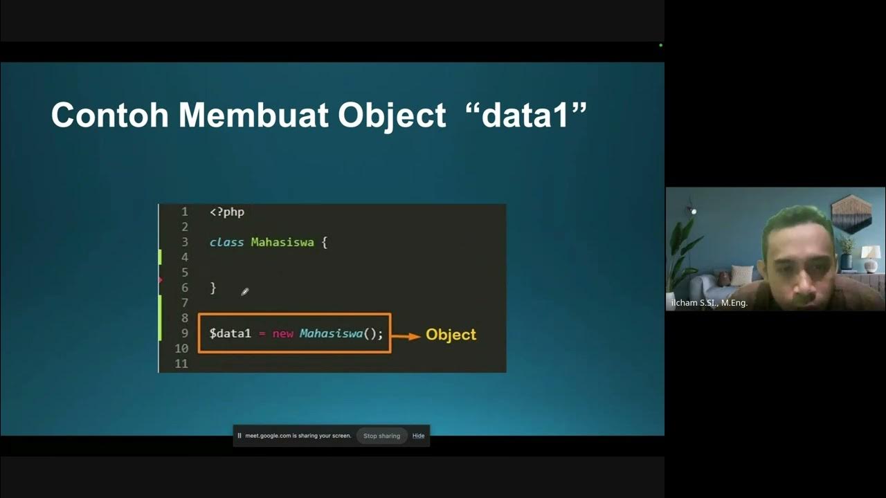 Pemrograman Berorientasi Obyek Sinkronus Tutor 1 (Genap 2023/2024) - YouTube