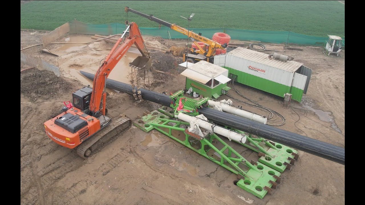 In-house designed Pipe Thruster | Trenchless Engineering | Innovation ...