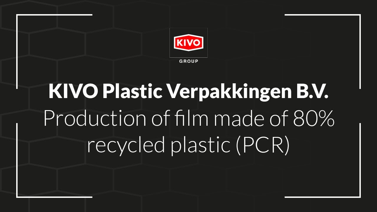 Production of film made of 80% recycled plastic (PCR) | KIVO Plastic ...