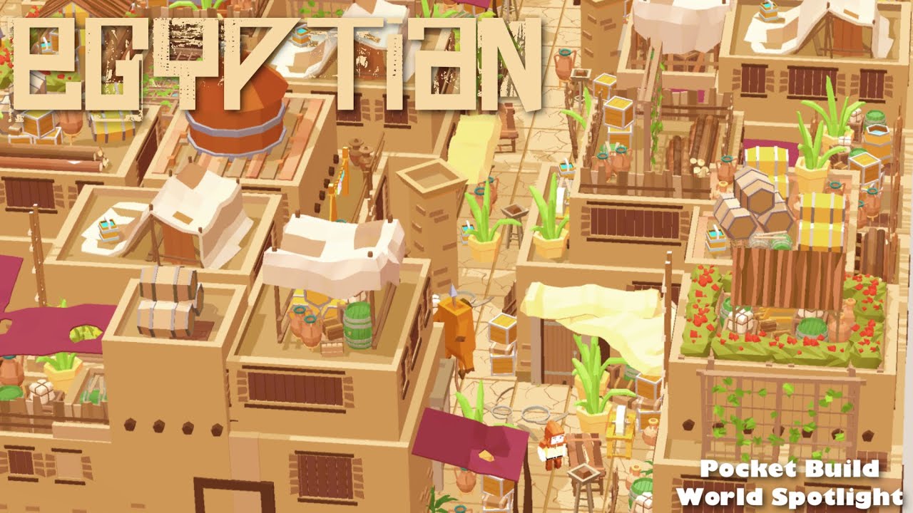 Egyptian, a Near Perfect Ancient City Build | Pocket Build World ...