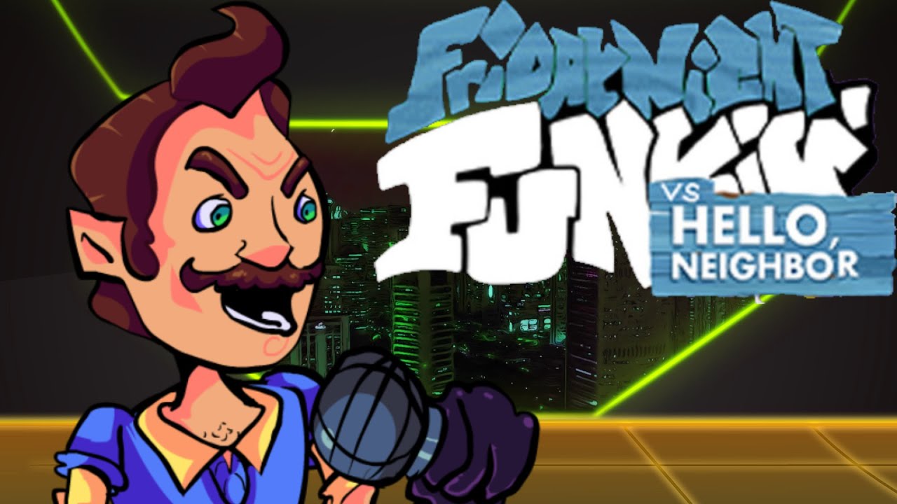 FNF: FRIDAY NIGHT FUNKIN VS HELLO NEIGHBOR | CROW | THEODORE PETERSON ...
