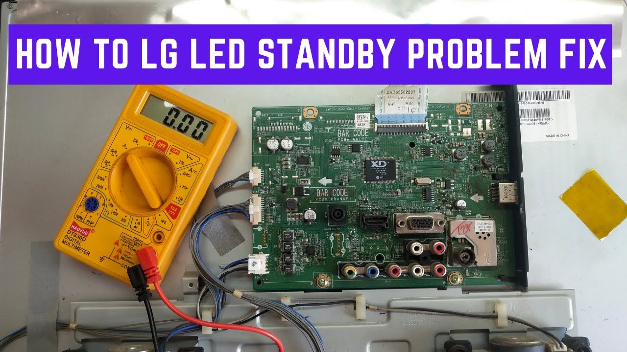 How to Lg led standby problem fix | lg standby solved | how to check lg ...