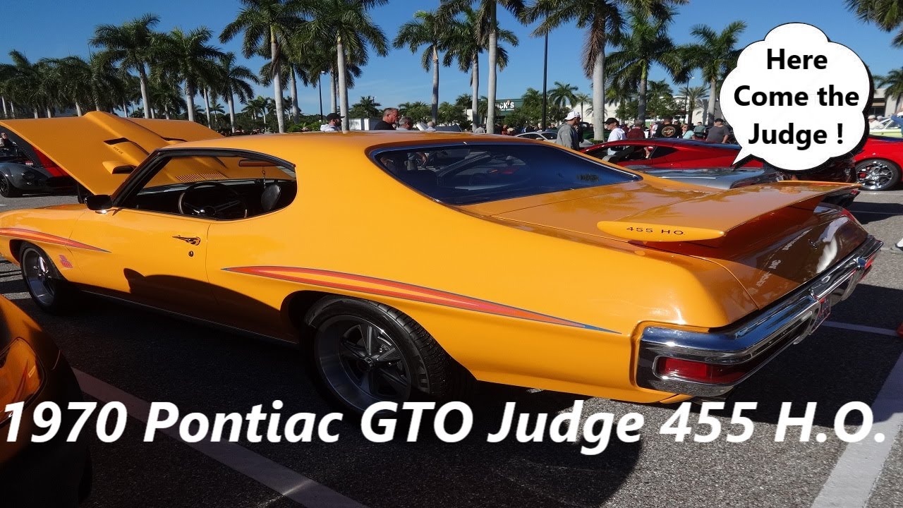 Orange 1970 Pontiac GTO Judge 455 HO - YouTube