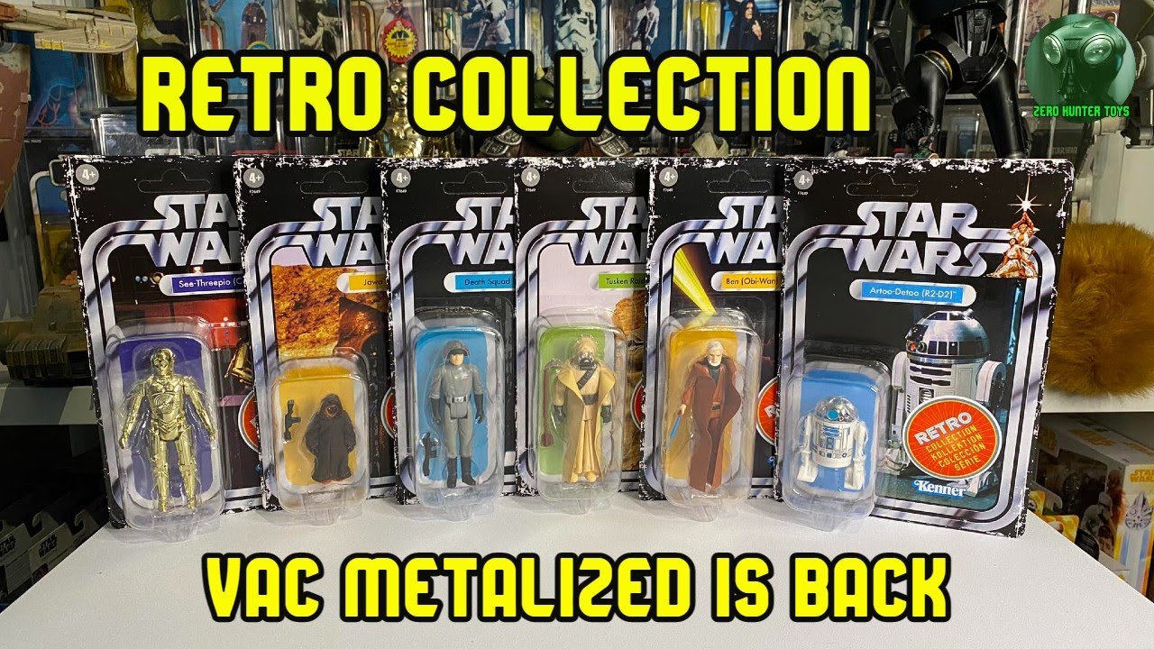 Star Wars A New Hope Retro Collection wave 2 R2-D2 and C3P0 vac ...