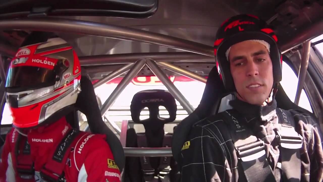 Mitchell Johnson rides with the Toll Holden Racing Team - YouTube