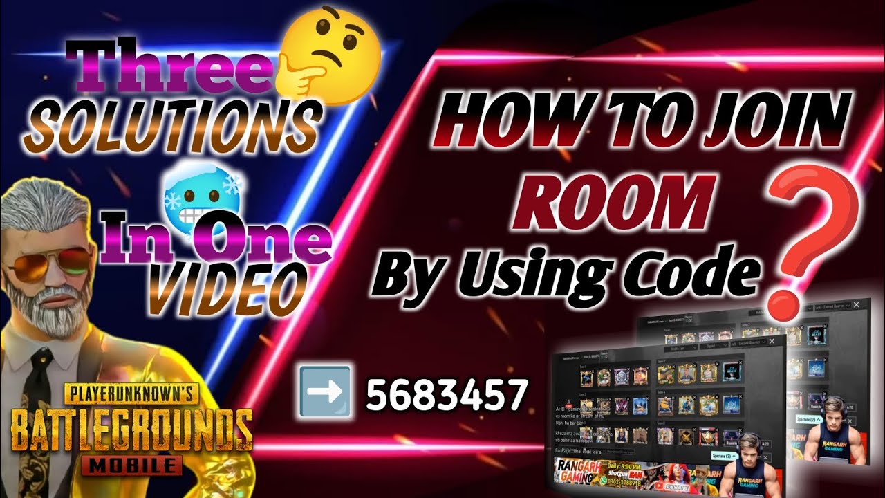 HOW TO JOIN ROOM BY USING ROOM CODE OR ID 🙄 PROBLEM SOLVED # ...