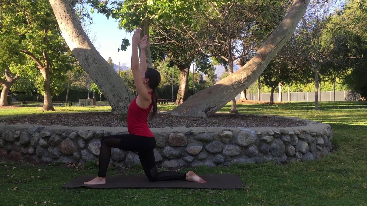 Yoga Low Lunge Pose - YouTube