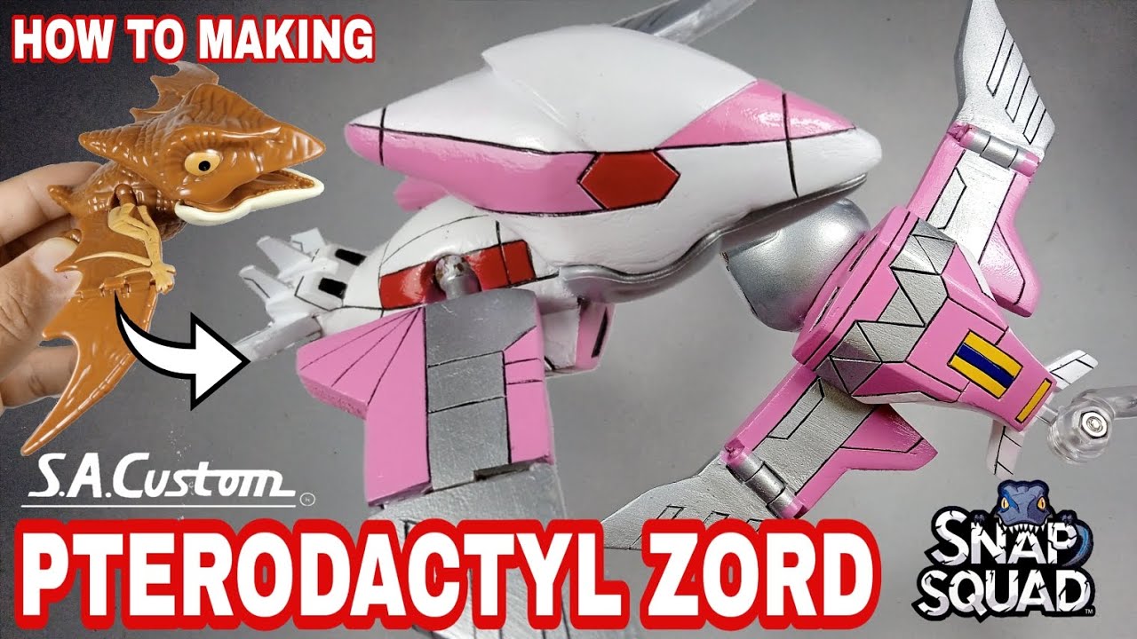 [ HOW TO MAKING ] PTERADOCTYL ZORD POWER RANGERS PINK - YouTube