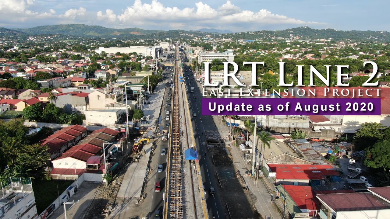 LRT Line 2 EEP update as of August 2020 - YouTube
